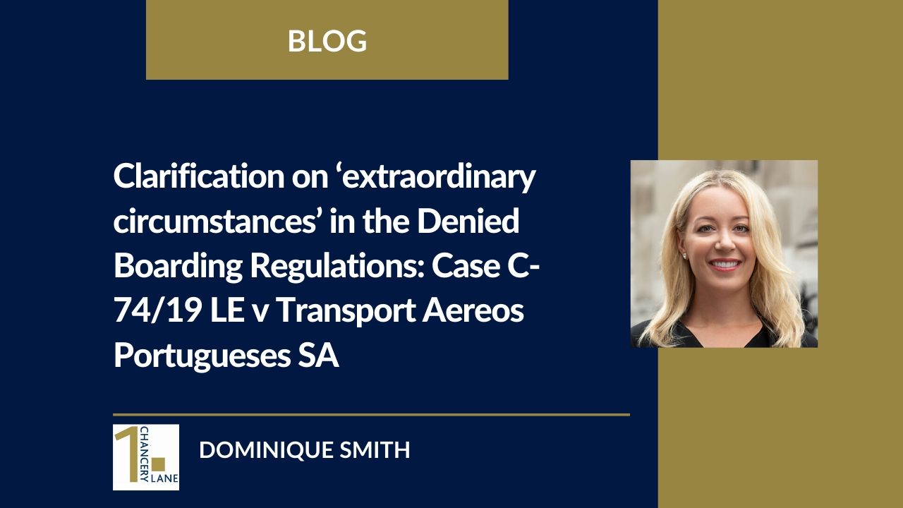 Clarification on ‘extraordinary circumstances’ in the Denied Boarding ...