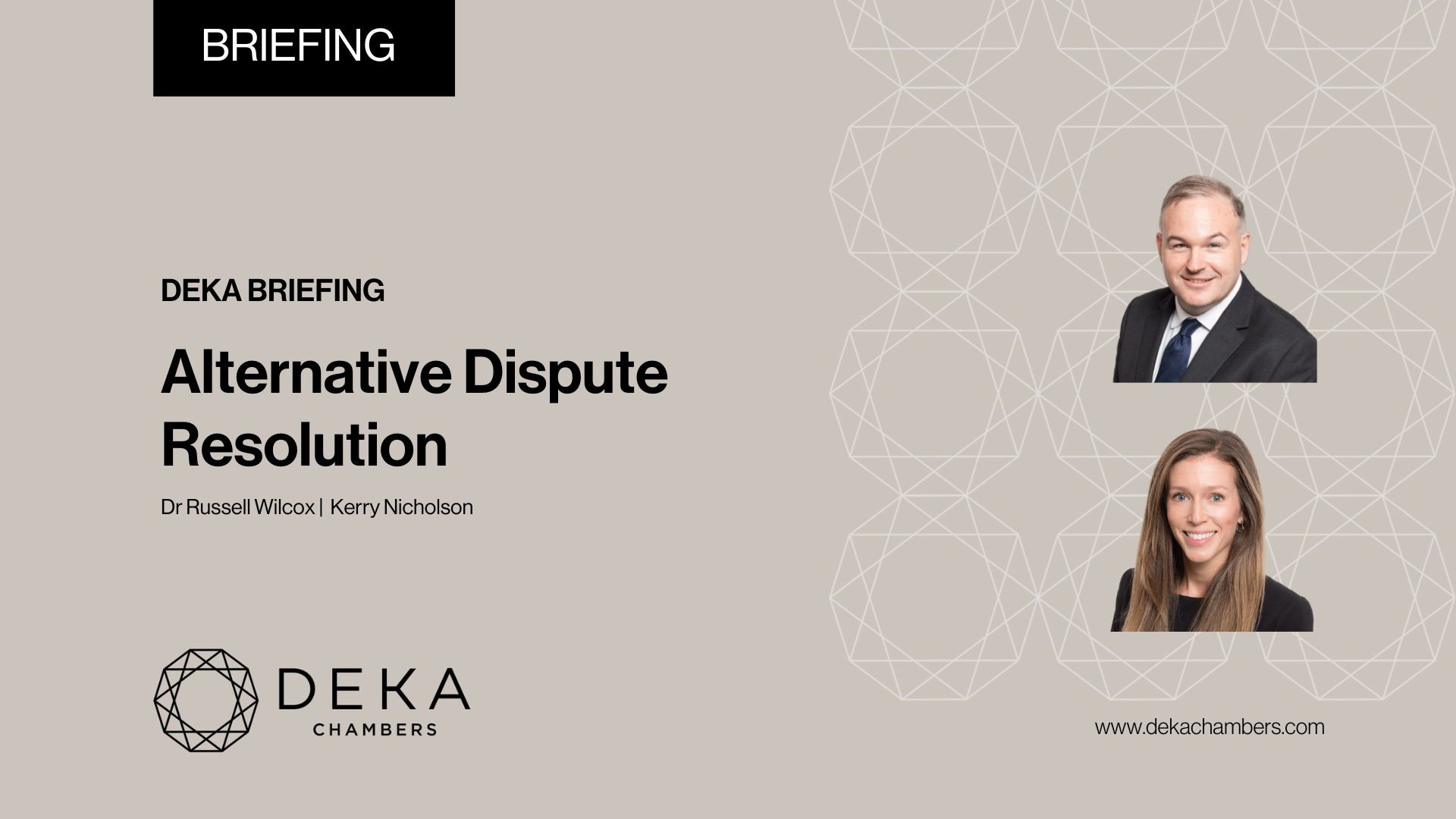 Alternative Dispute Resolution Briefing: November 2023 - Deka Chambers ...