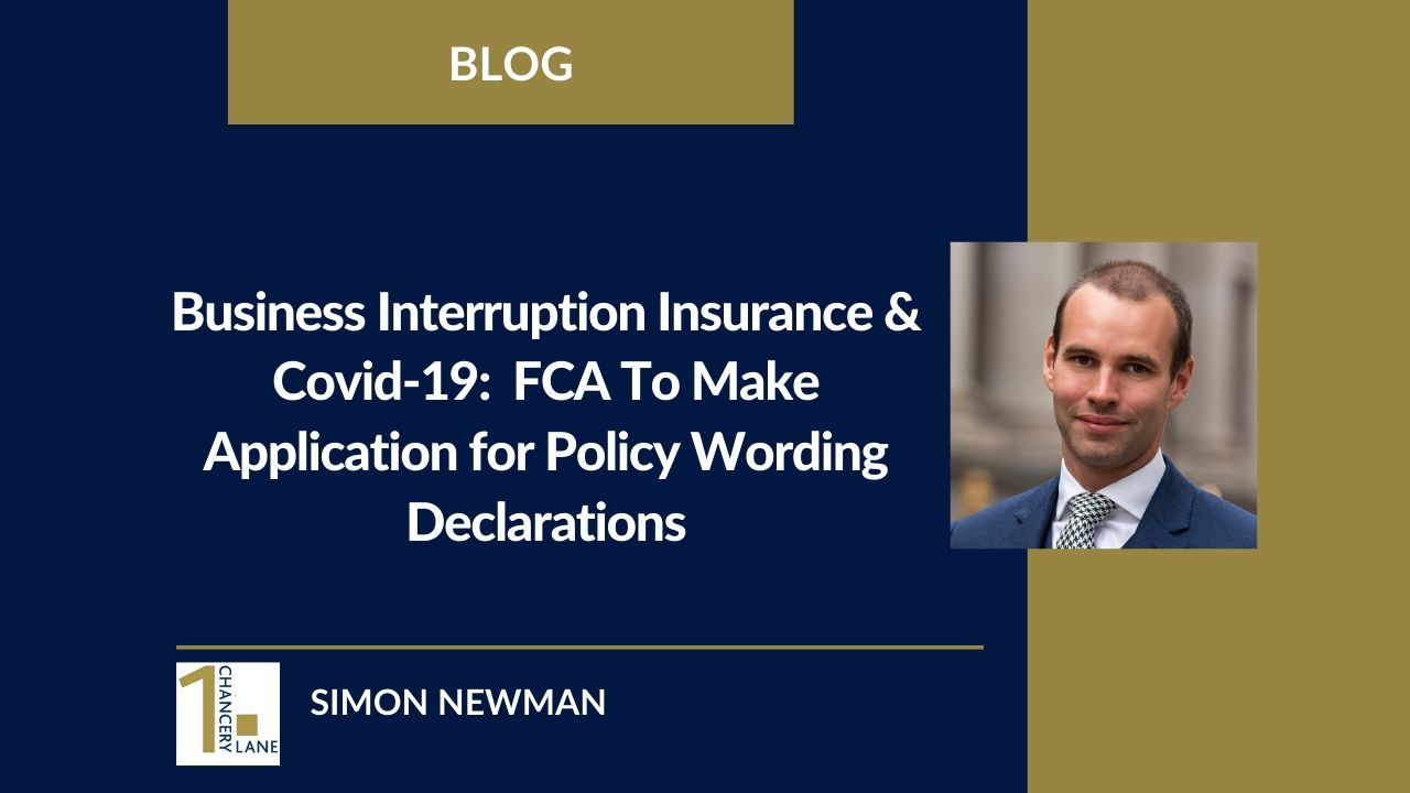 Business Interruption Insurance & Covid-19: FCA To Make Application for ...