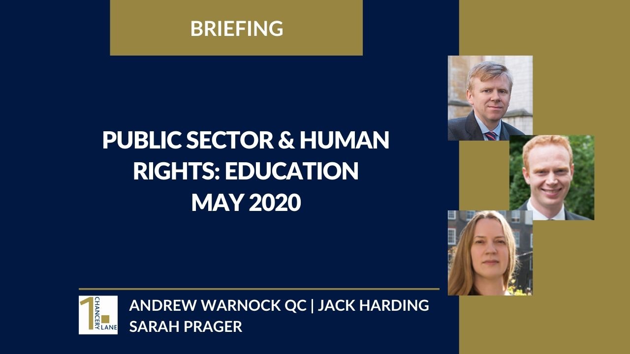 Public Sector & Human Rights: Education Briefing - Deka Chambers ...