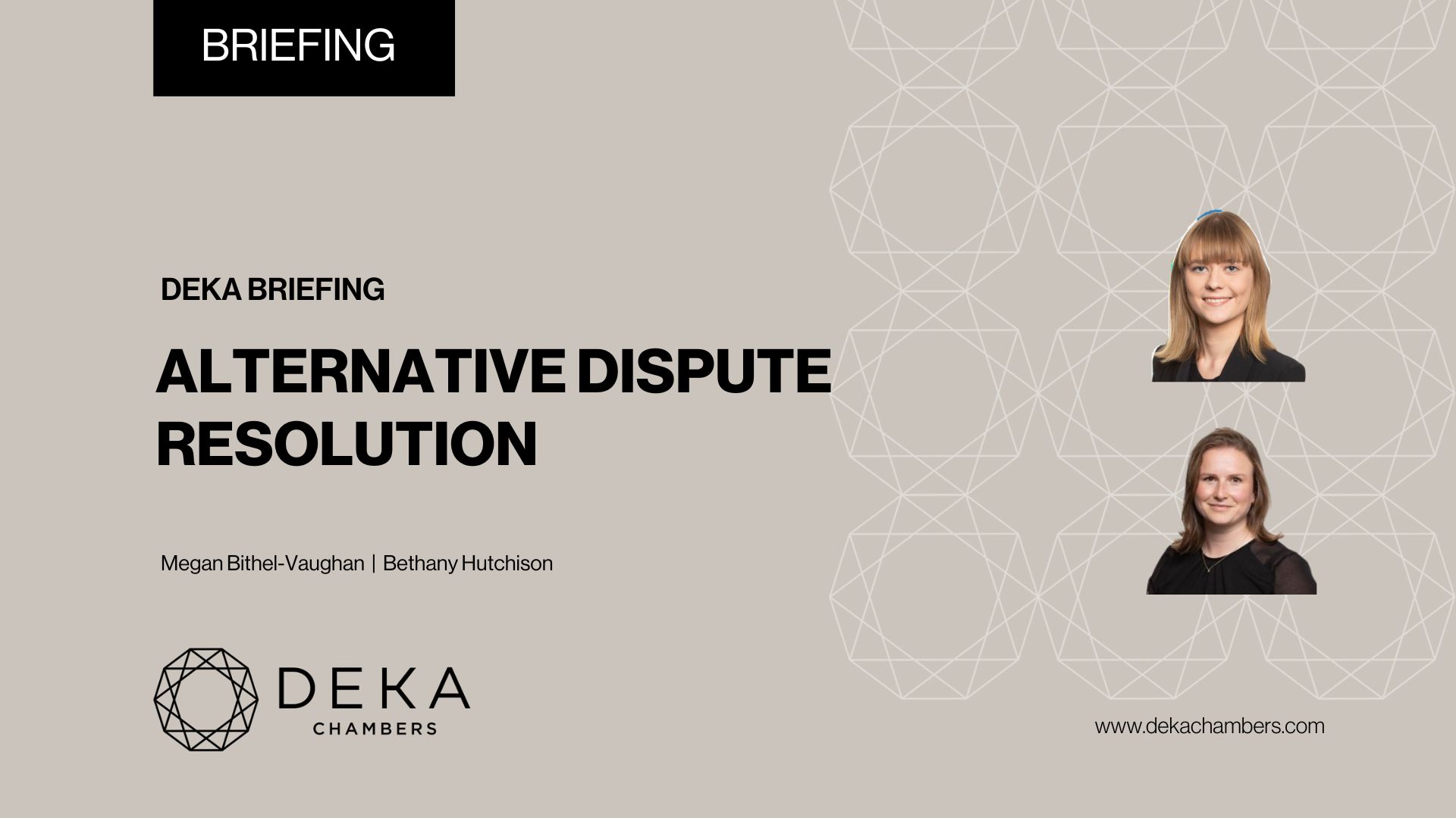 Alternative Dispute Resolution Briefing: November 2024 - Deka Chambers ...